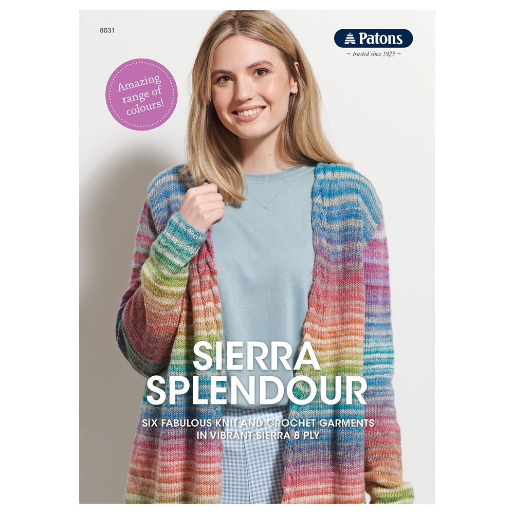 Patons: Sierra Splendour Knitting and Crochet Patterns 8031