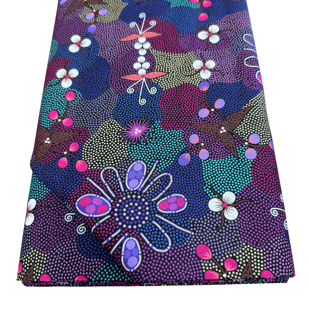 Aboriginal Design: Bush in Purple by Tanya Price