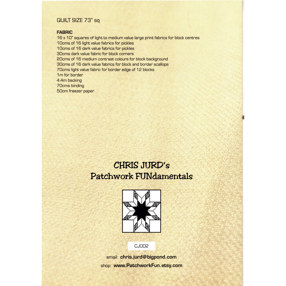 Chris Jurd Designs - Pickled Fish Quilt Pattern CJ002