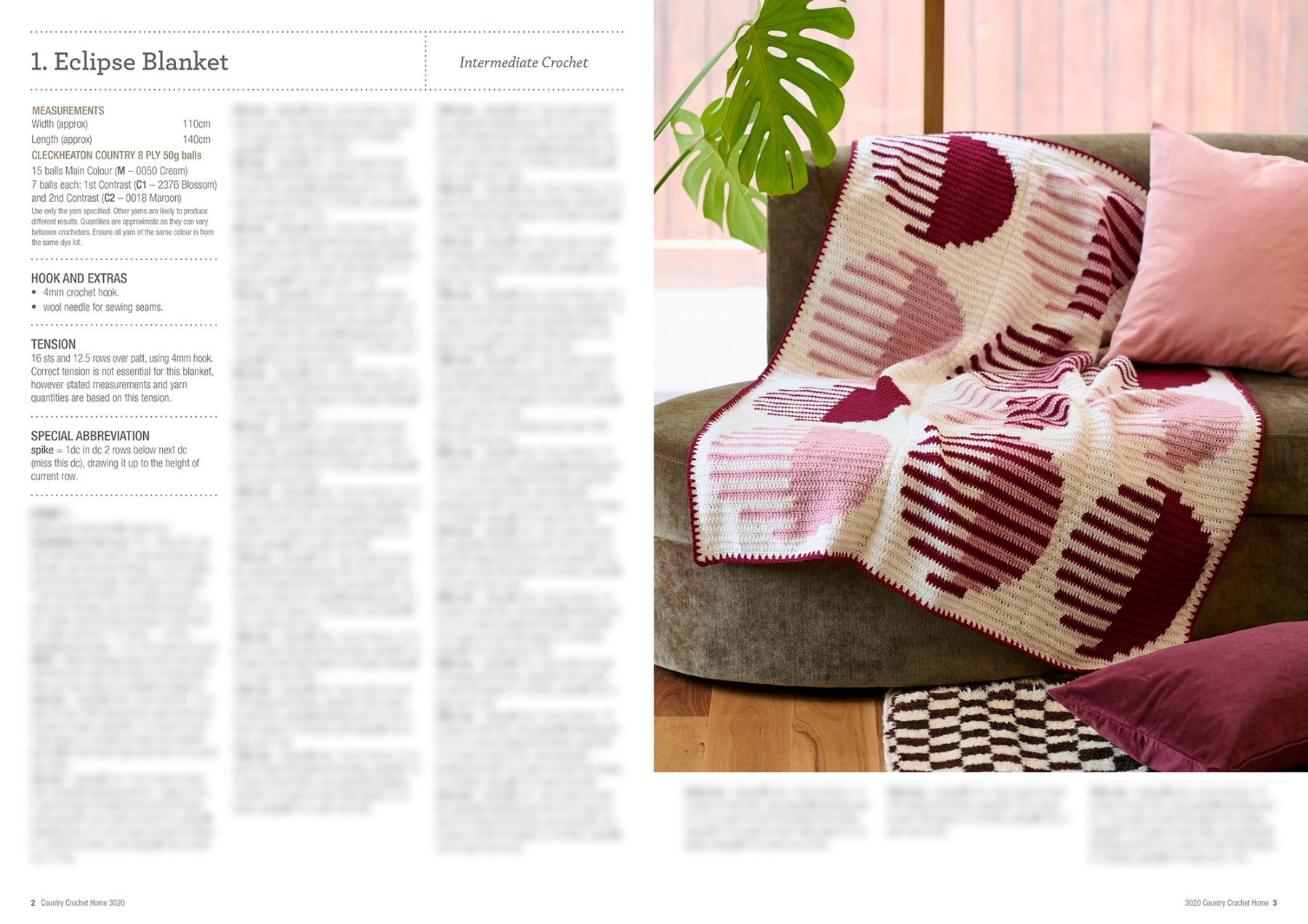 Cleckheaton: Country Crochet Home Pattern Booklet 3020