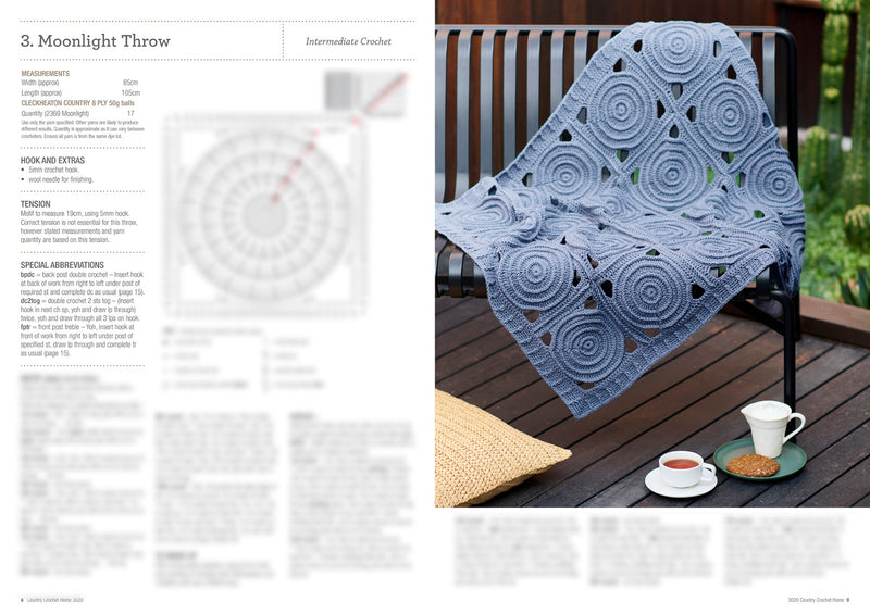 Cleckheaton: Country Crochet Home Pattern Booklet 3020