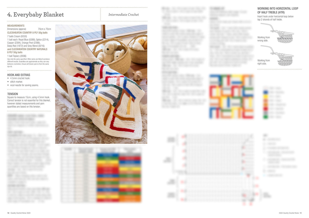 Cleckheaton: Country Crochet Home Pattern Booklet 3020