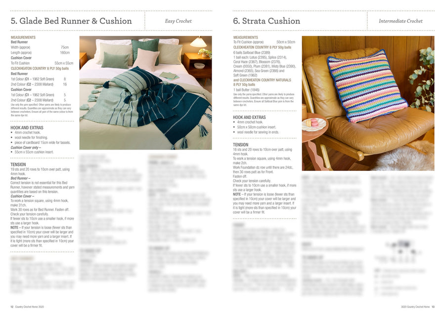 Cleckheaton: Country Crochet Home Pattern Booklet 3020